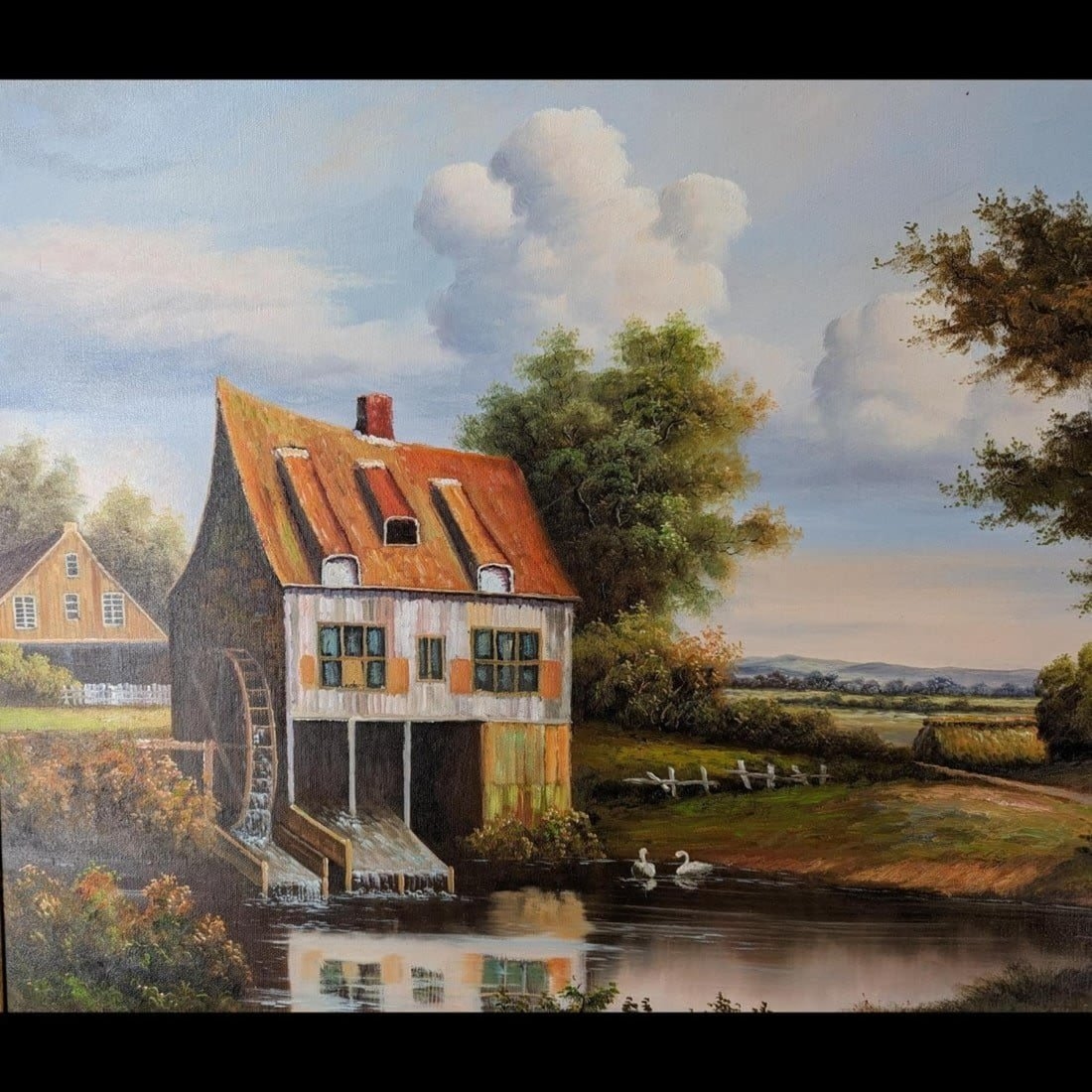 John Pollins | Signed John Pollins, 20th Century American Oil On Canvas ...