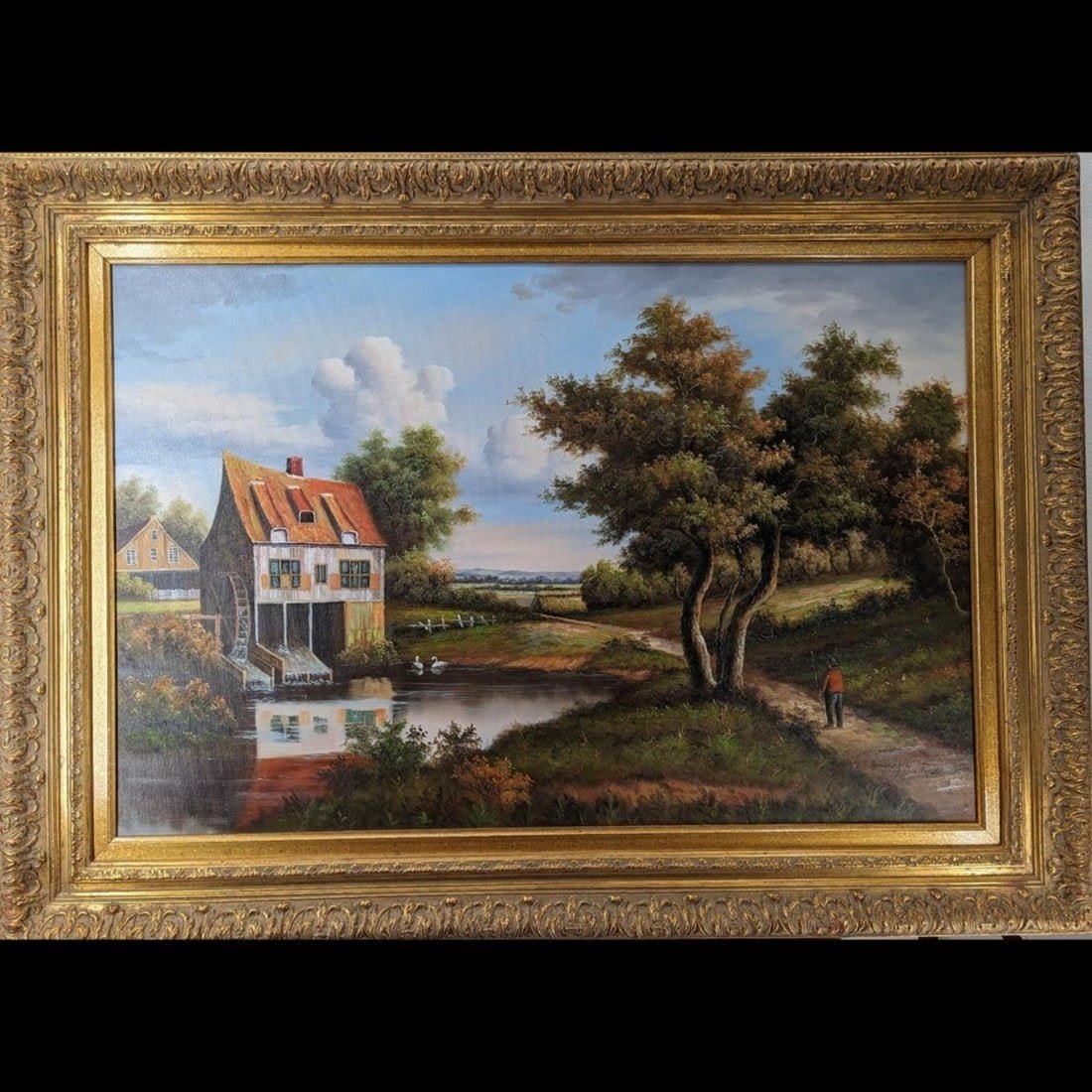 John Pollins | Signed John Pollins, 20th Century American Oil On Canvas ...