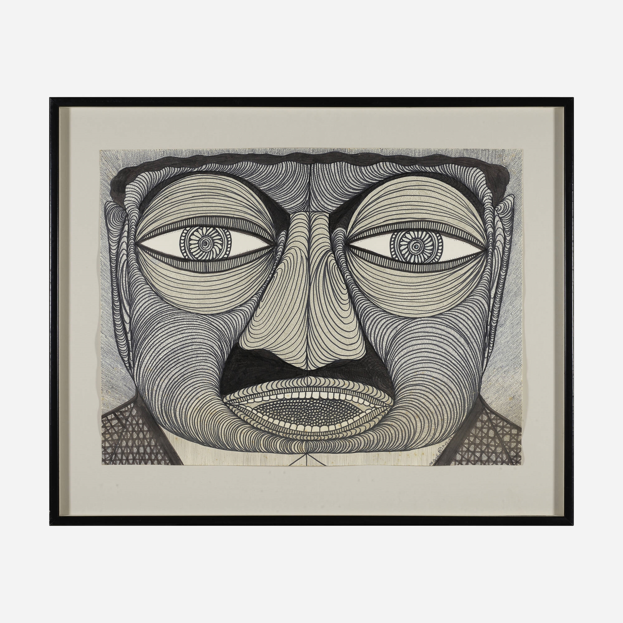 Ted Gordon | Untitled (Man with a Mustache (1984) | MutualArt
