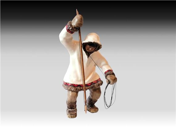 C. Alan Johnson | Seal Hunter Figurine (1962) | MutualArt