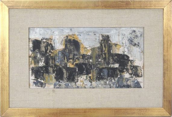 Stacha Halpern | View of Tourrettes-sur-Loup (1952) | MutualArt