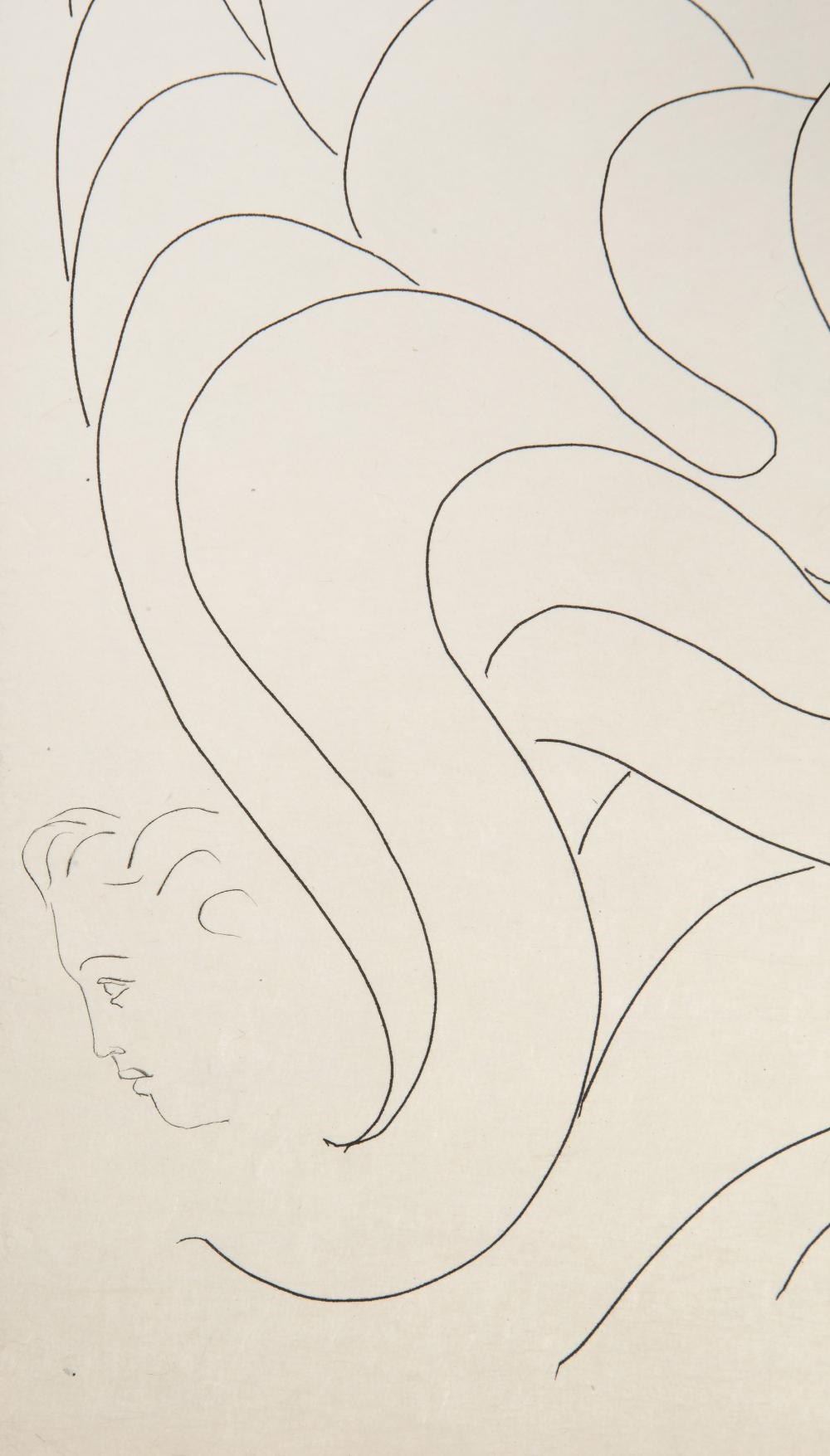 Henri Matisse | LA CHEVELURE PLATE 129 FROM POESIES (1932) | MutualArt