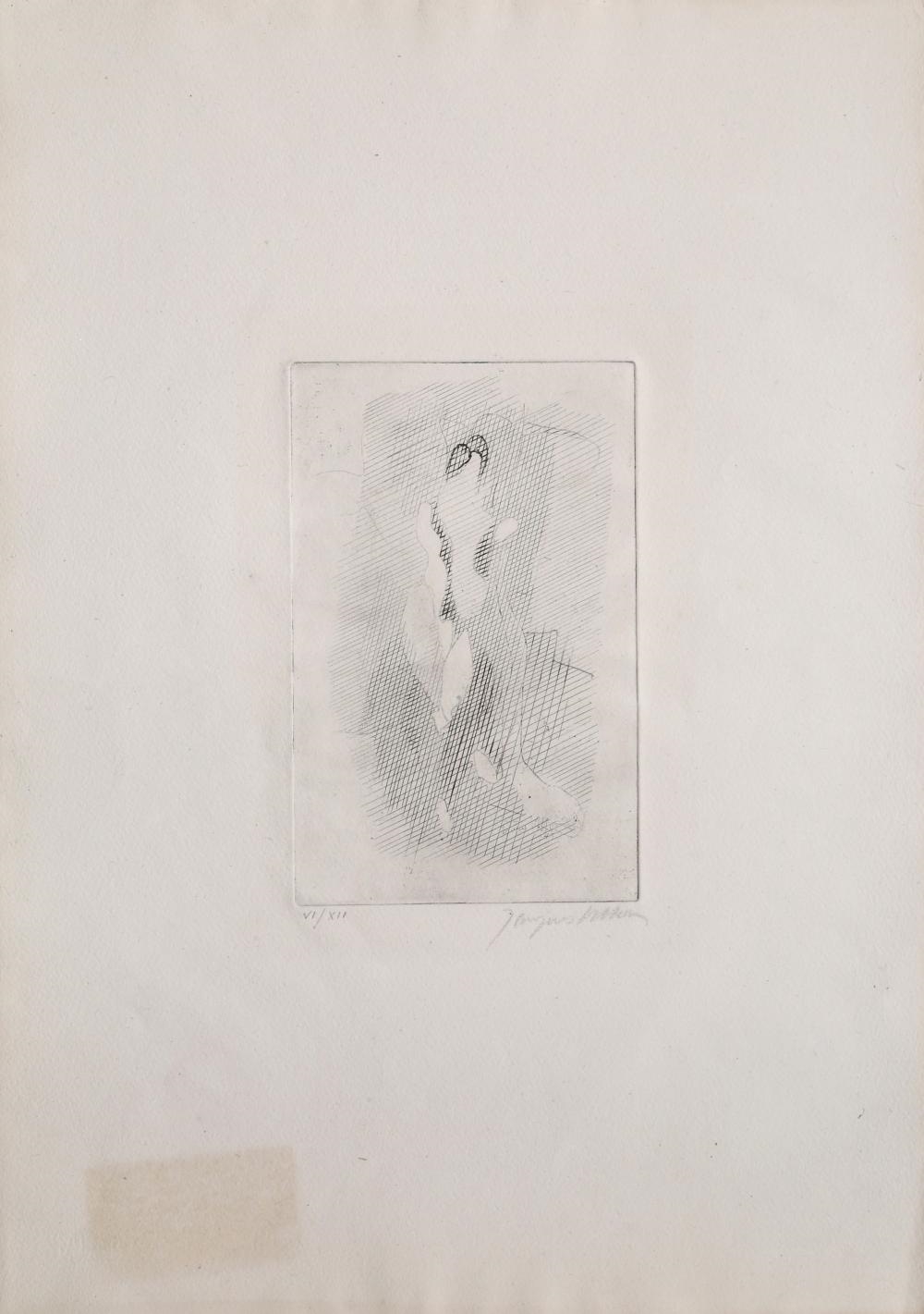 Jacques Villon | FEMME DEBOUT (Circa 1945) | MutualArt