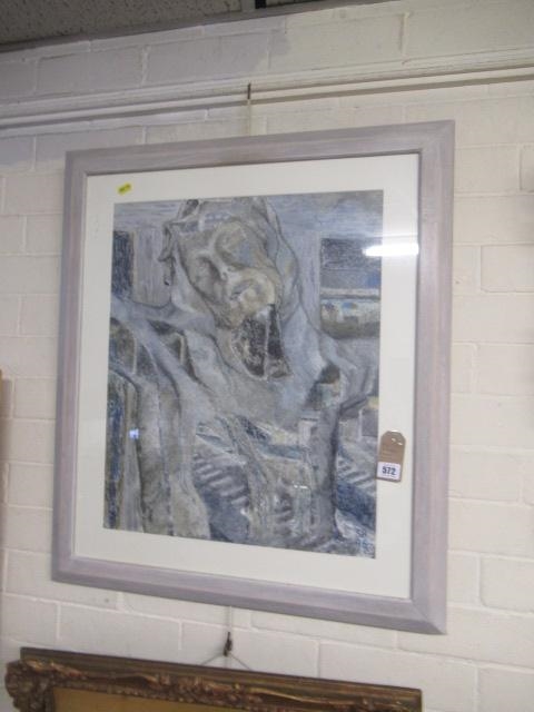 Simon Hopkinson | ACRYLIC GREY CRUCIFIXION BY SIMON HOPKINSON | MutualArt