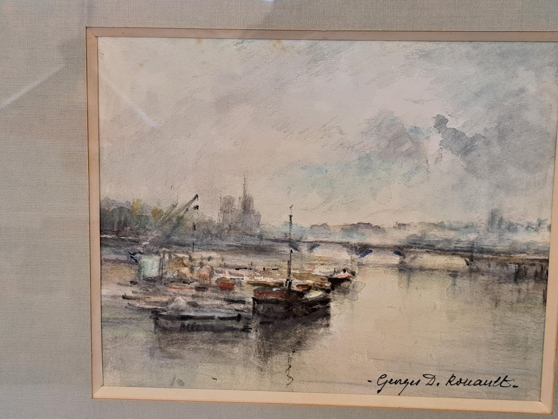 Georges Dominique Roualt | Les Bouquinistes et Bords de Seine | MutualArt