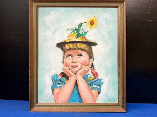 Peter Boruta | Peter Boruta Playful Oil Portrait (1964) | MutualArt