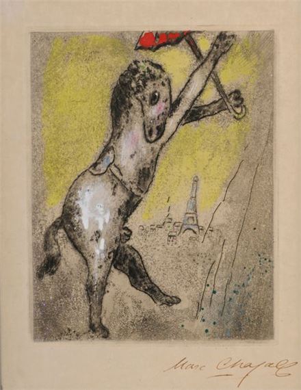 Marc Chagall | Marc CHAGALL (1887-1985) The Horse with Umbrella, circa ...
