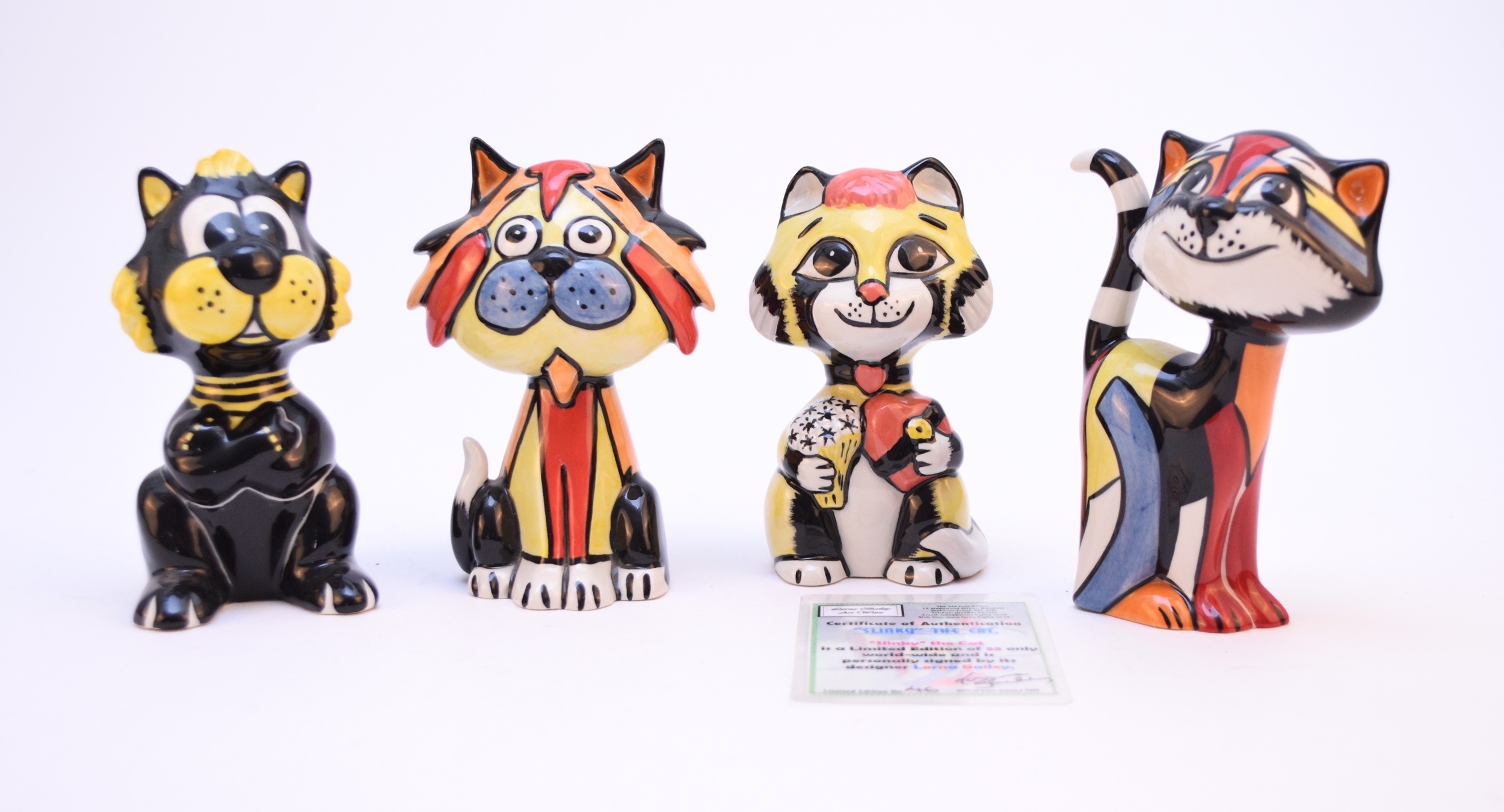Lorna Bailey | Four Lorna Bailey limited edition models of cats | MutualArt