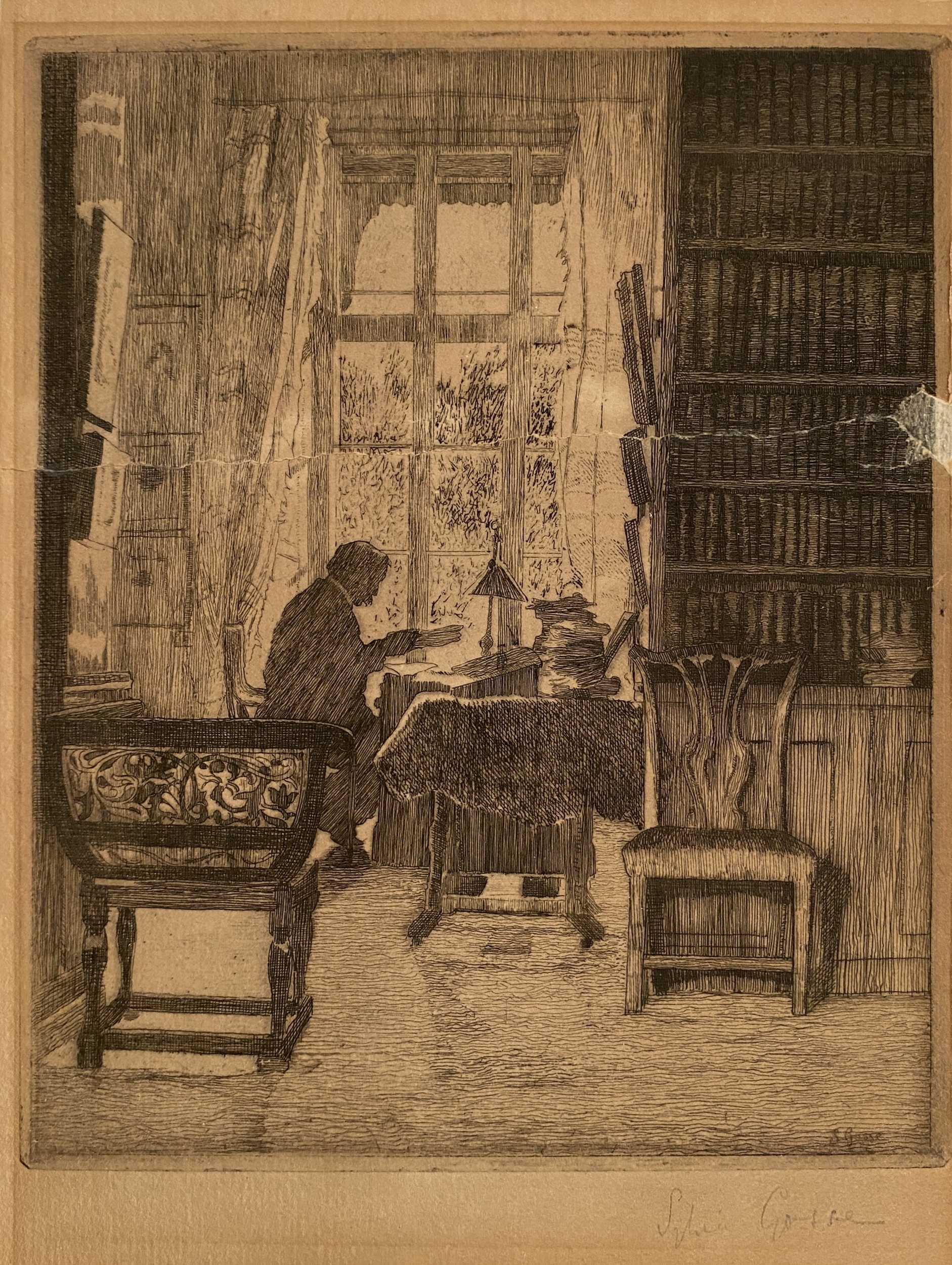 Sylvia Gosse | Sir Edmund Gosse in his Study and two further works ...