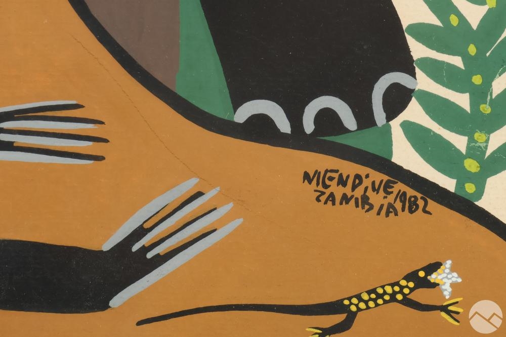 Manuel Mendive | Manuel Mendive b.1944 Afro Cuban Gouache Painting ...