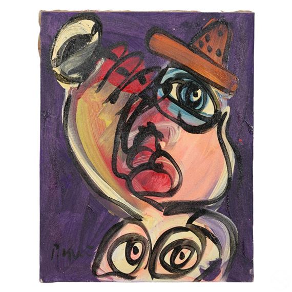 Peter Robert Keil | Peter Keil b.1942 Neo Expressionism Oil Painting ...