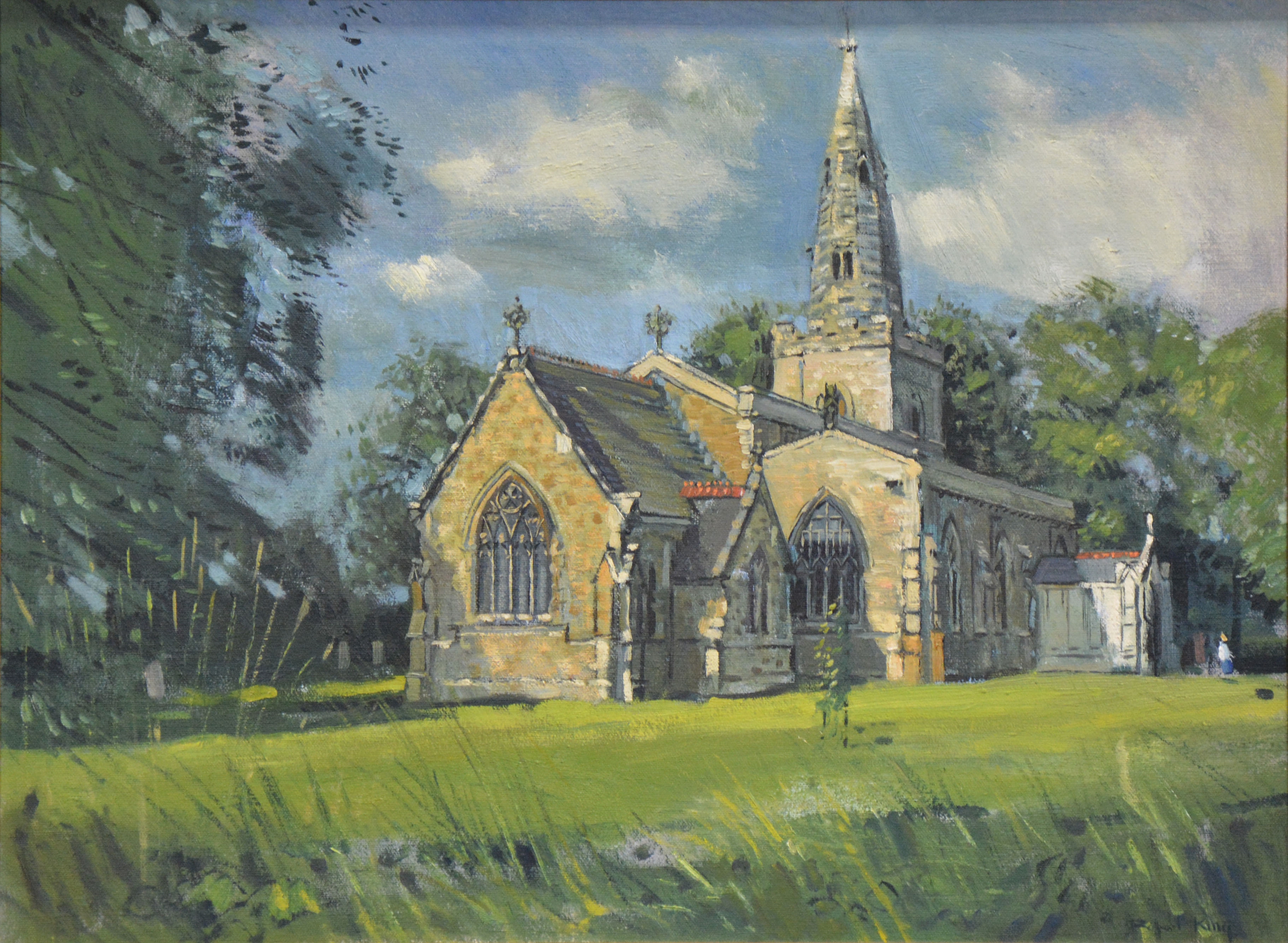 Robert King | A Country Church | MutualArt
