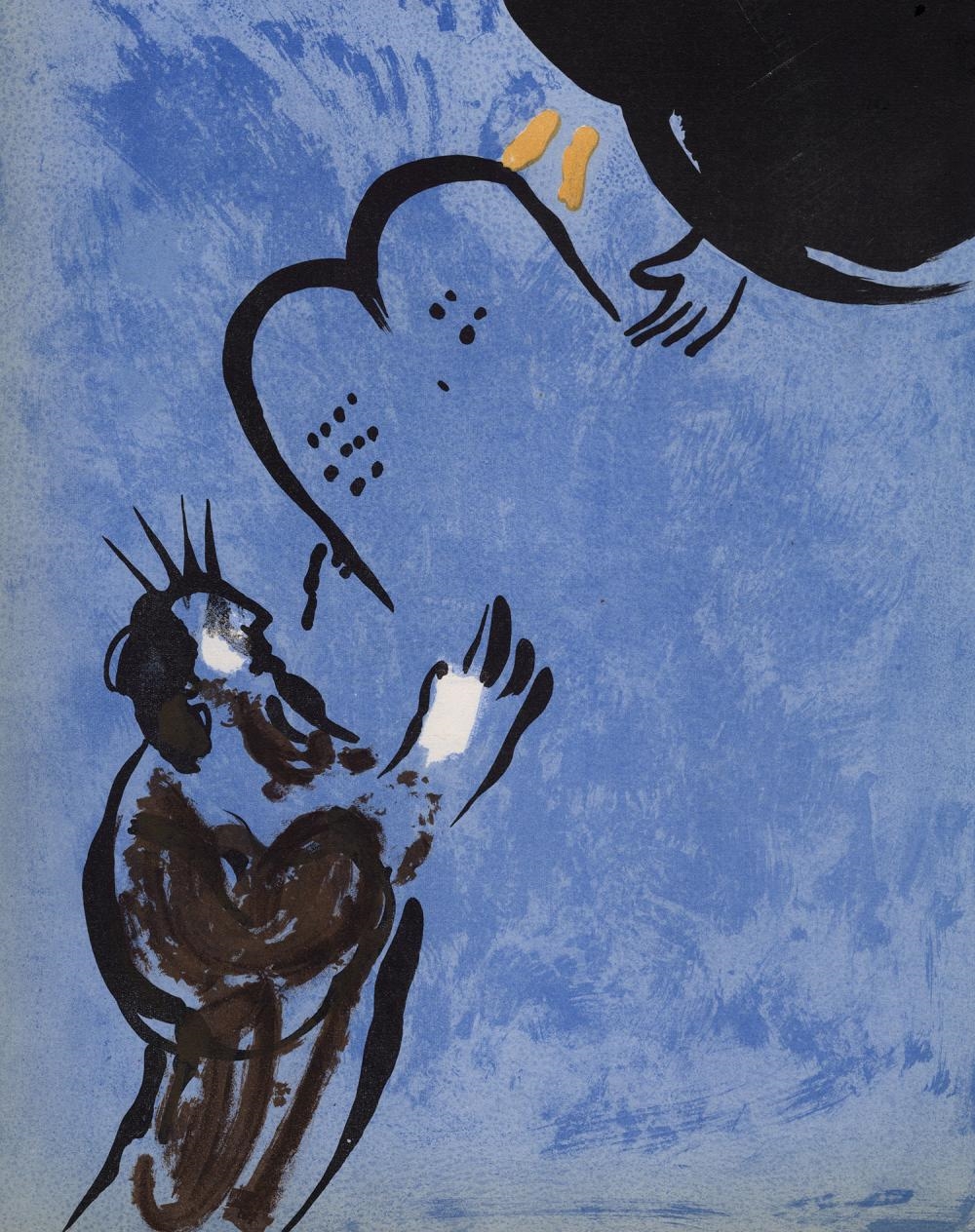 Marc Chagall | Moses receiving the 10 Commandments (M (Circa 10 ...
