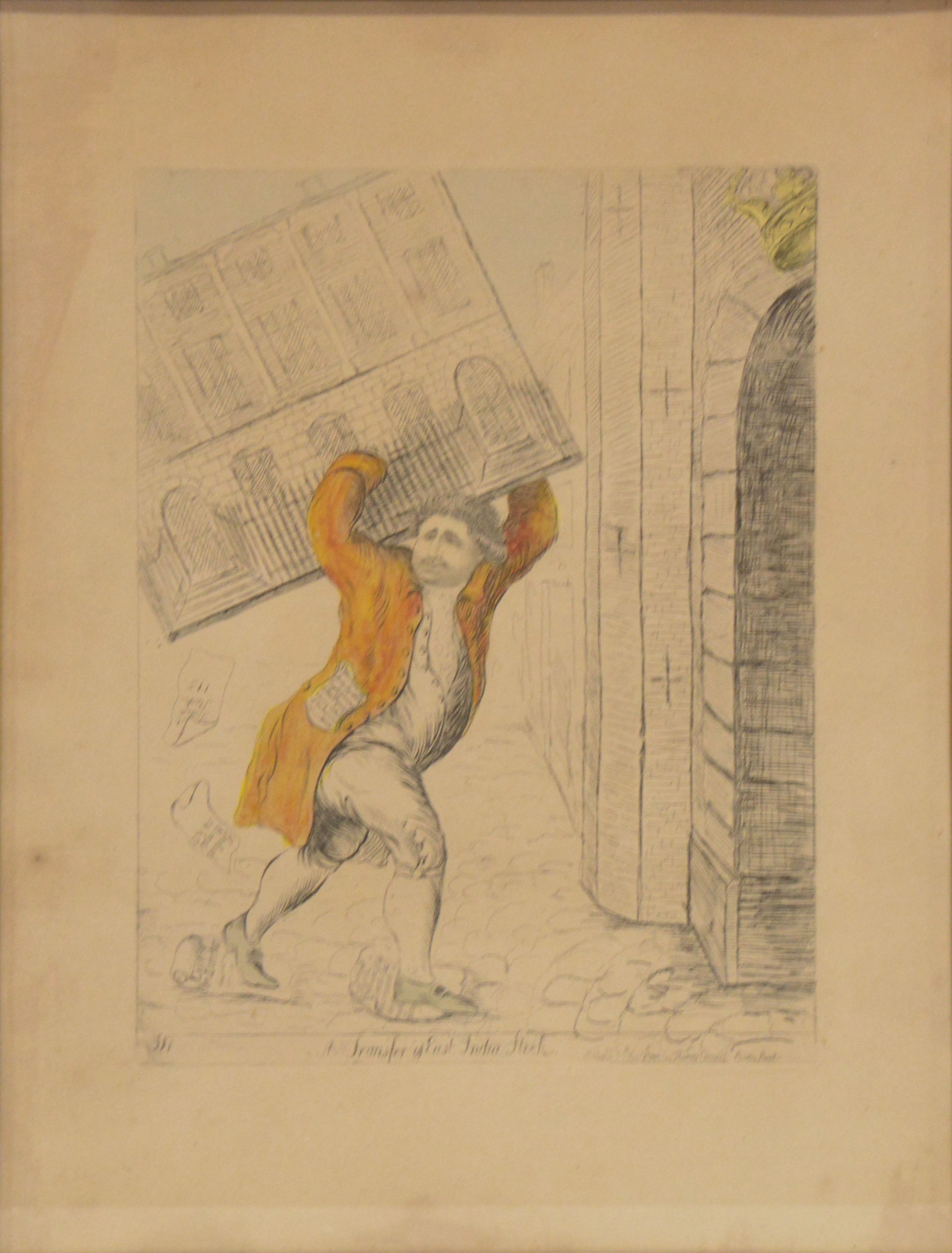 James Sayers | A Transfer of East India Stock | MutualArt