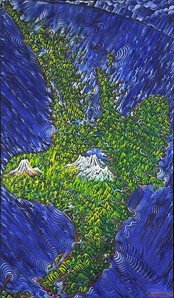 Dean Buchanan | Te Ika-a-M ui - The North Island (2014) | MutualArt