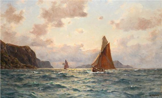 Henry Enfield | Sailboats on the Amalfi | MutualArt