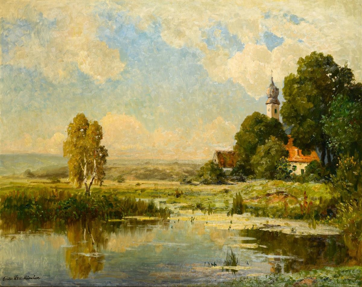 Oskar Leu | Prealpine landscape | MutualArt