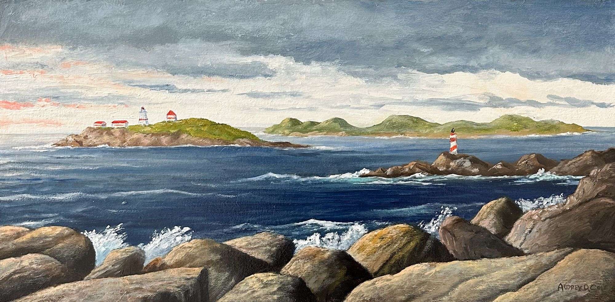 Audrey Cole | Puffin Island Lighthouse | MutualArt