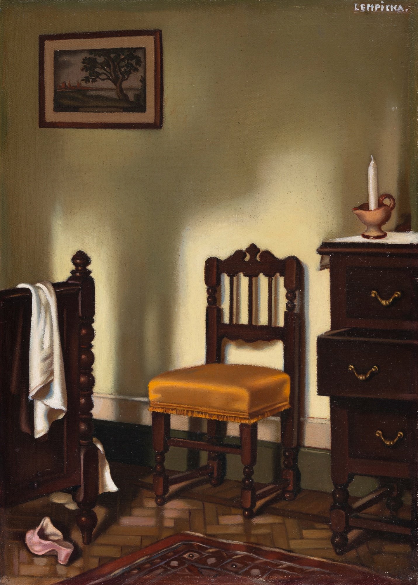 Tamara de Lempicka | Portrait de Marjorie Ferry (1932) | MutualArt