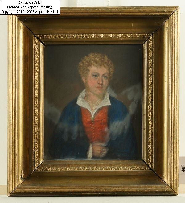 John Raphael Smith | Portrait of a gentleman wearing a blue coat over a ...