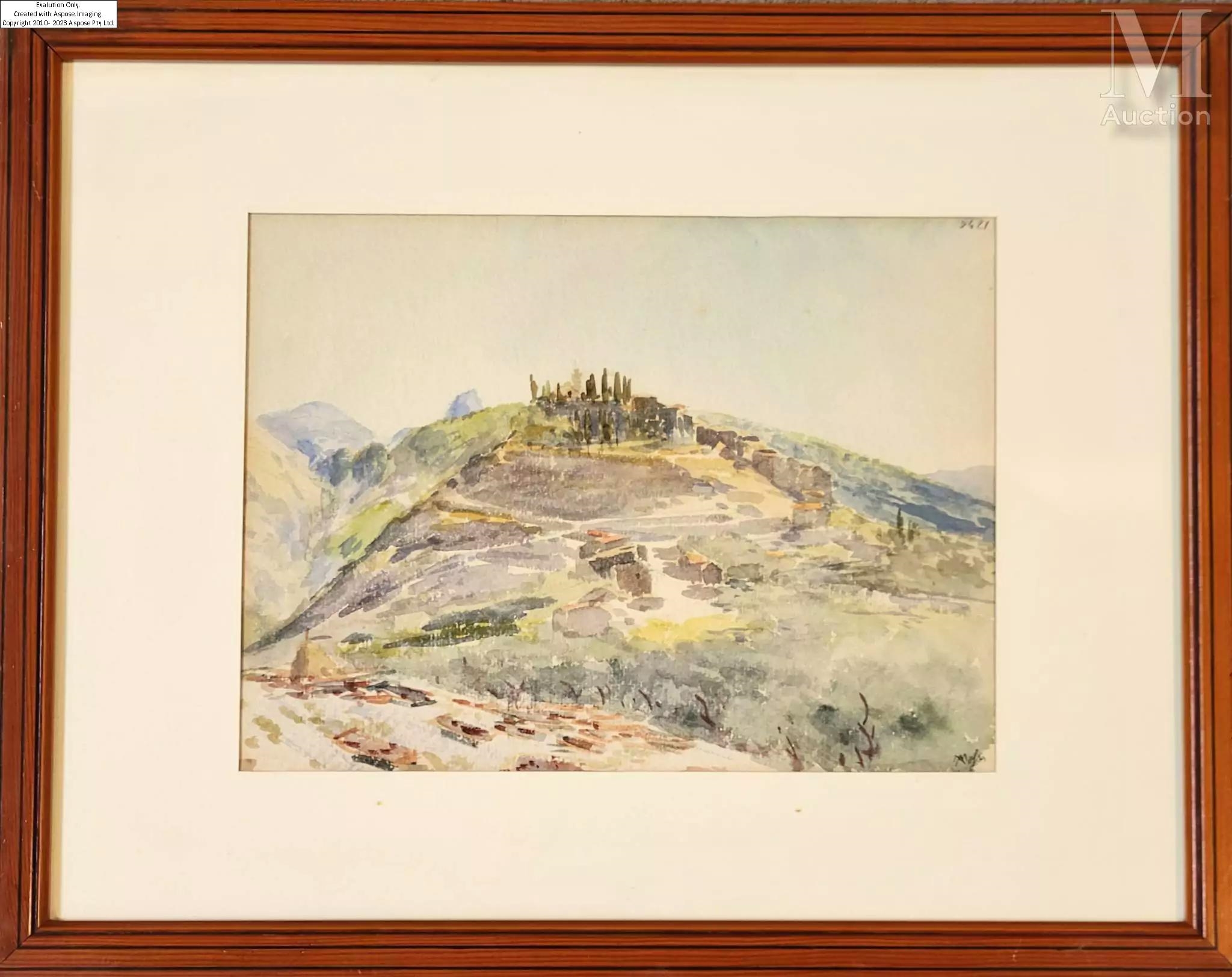 Alexis Mossa | Le village de Coaraze | MutualArt