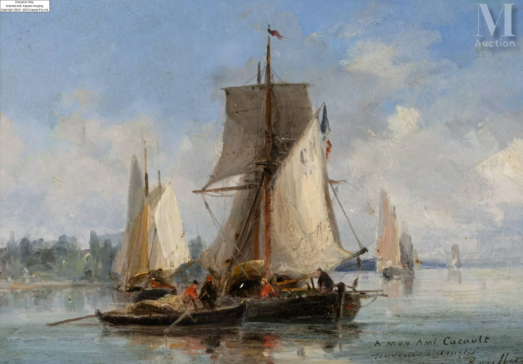 Gaston Marie Anatole Roullet | Voiliers en mer par beau temps | MutualArt