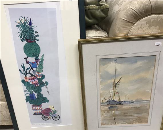 John Powley | Ships on shore line | MutualArt