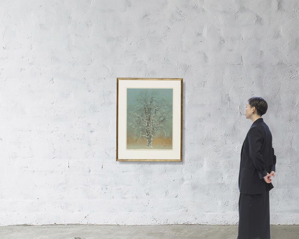 Joichi Hoshi | Great tree in early spring (1977) | MutualArt