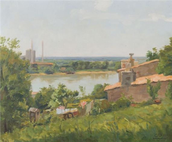 Charles Bertrand d'Entraygues | Landscape of Lormont | MutualArt