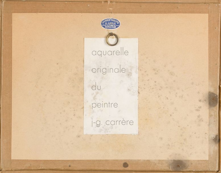 Jean-Gérard Carrère | Gironde landscape and The docks | MutualArt