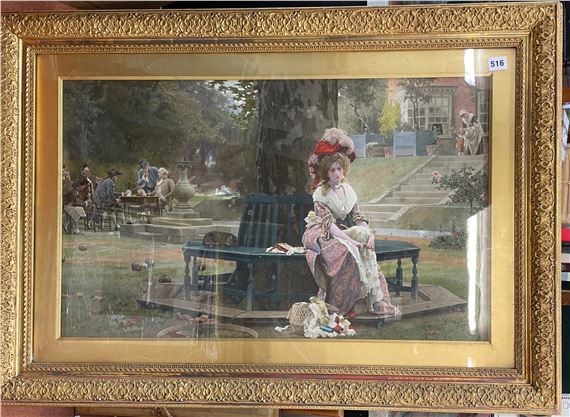 Marcus Stone | THE GAMBLERS WIFE (Circa 1885) | MutualArt