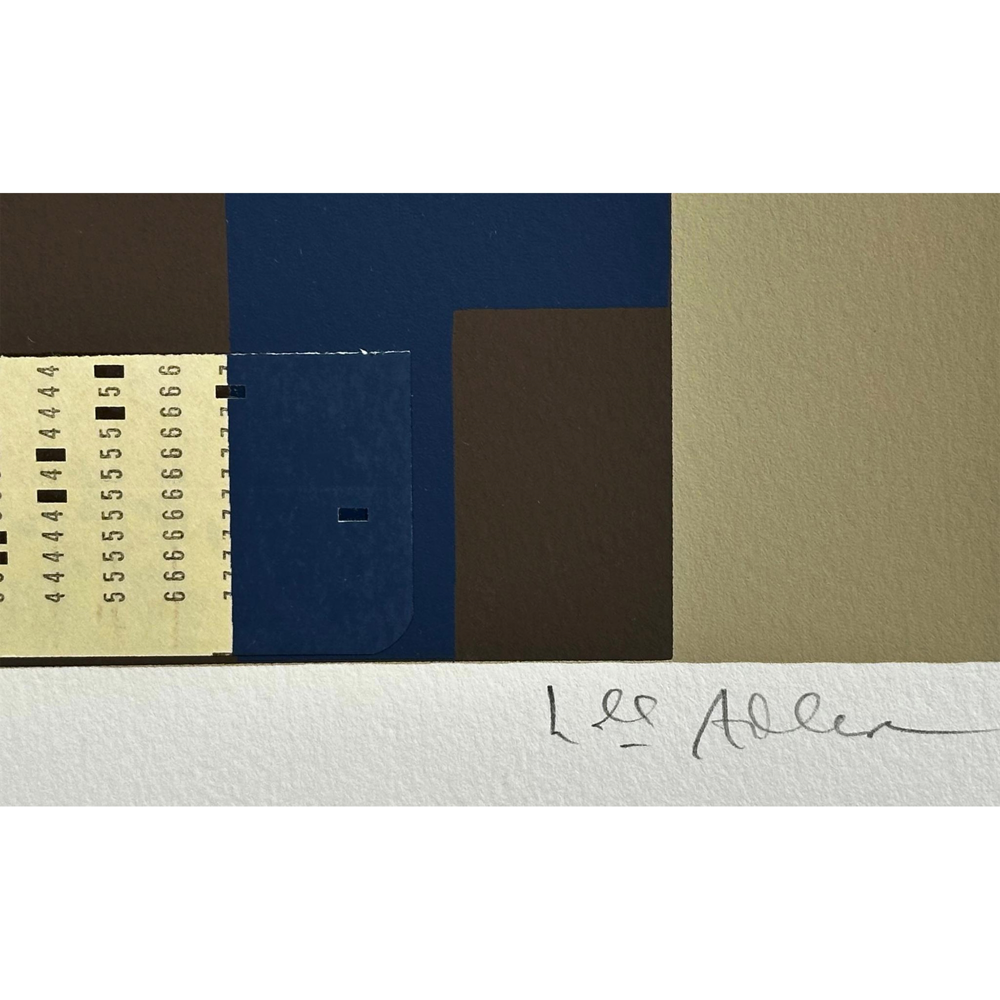 Lee Adler | Lee Adler (American 1934-) Screenprint with Hand Collage ...