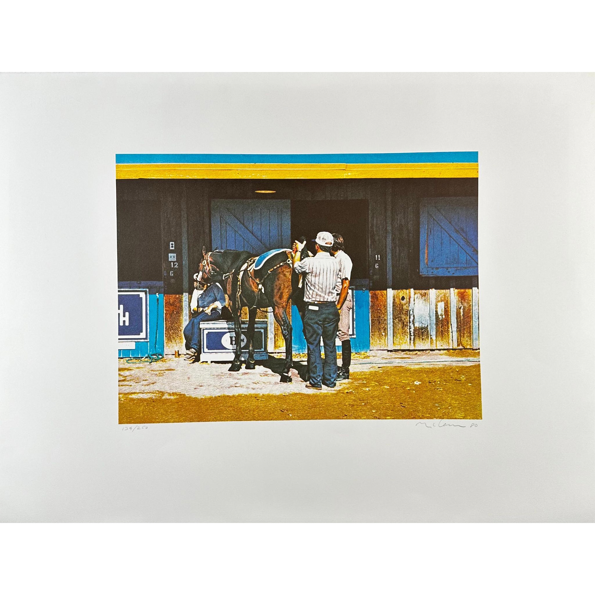 Richard McLean | Richard McLean (1934-2014) Lithograph, Lucky Penny ...