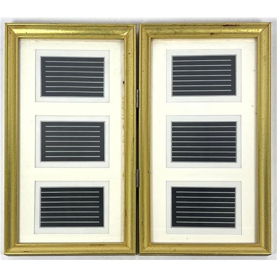 Donald Judd | Donald Judd The last Editions miniatures on vellum paper ...