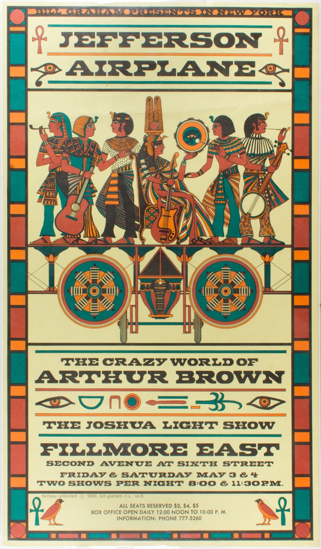 David Edward Byrd | Jefferson Airplane and Arthur Brown at the Fillmore ...