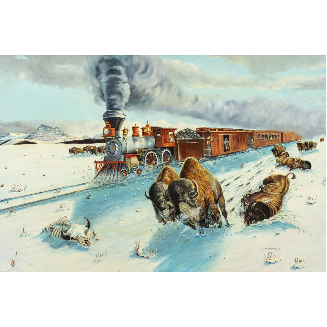 Gregory Pole | Trail of the Iron Death (1980) | MutualArt