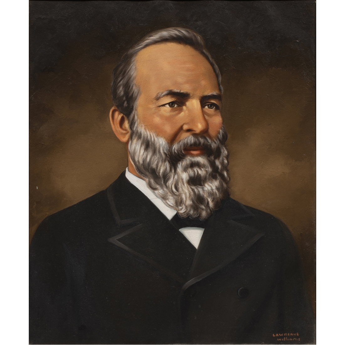 Lawrence Williams | Portrait of James Garfield | MutualArt