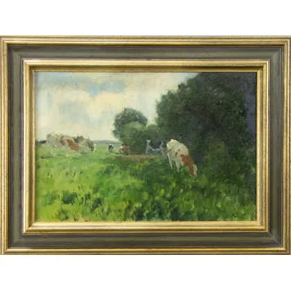 Jan Voerman I | Grazende koeien | MutualArt