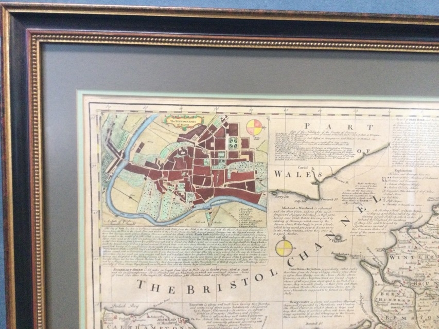 Carington Bowles | the handcoloured engraving with vignette plan of ...