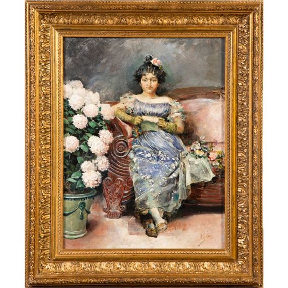 José Denis Belgrano | Mujer leyendo una carta | MutualArt