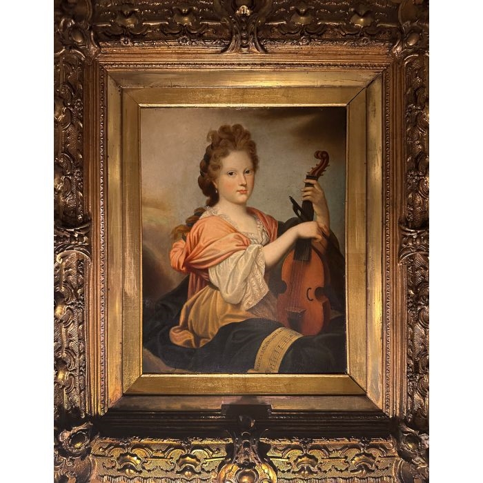Pierre Mignard | Retrato de dama como alegoría de la Música (1612 ...