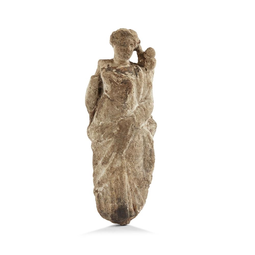 Roman School 3rd Century | Sculpture of Aphrodite with Eros on her ...