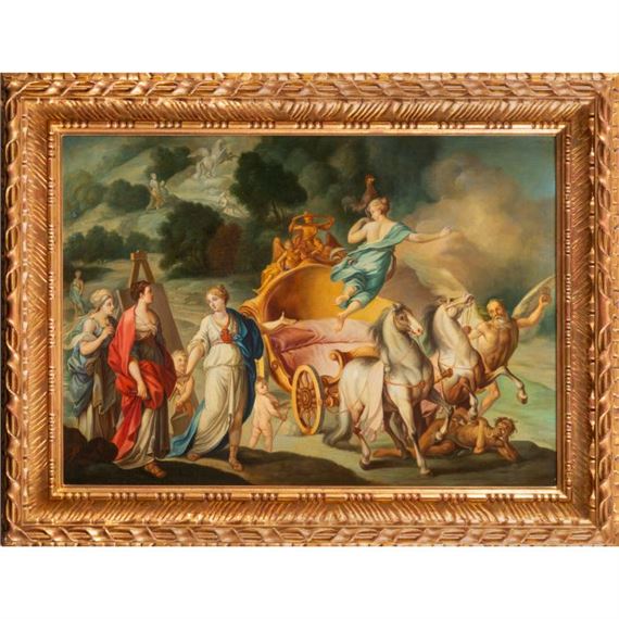 French School, 19th Century | Carro de Apolo con la reunión de las ...