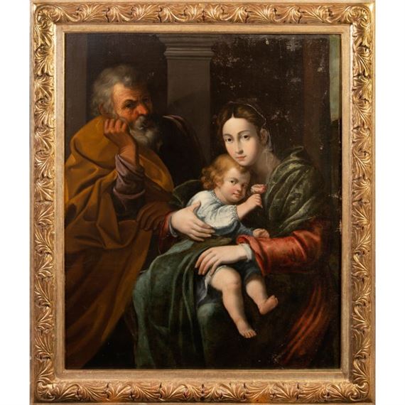 Bartolomeo Cavarozzi | Sagrada Familia (Circa 1590) | MutualArt