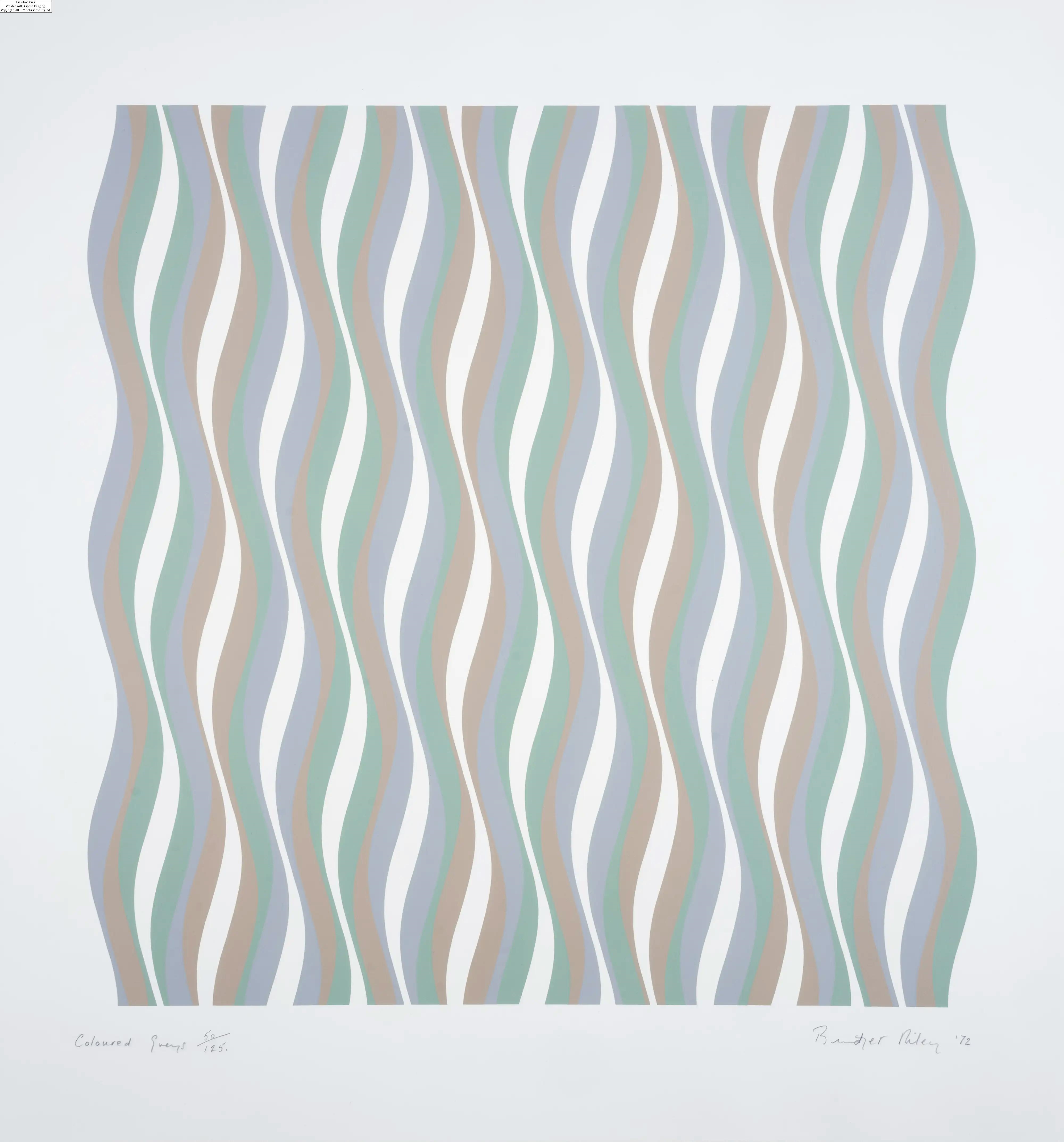 Bridget Riley | Bridget Riley (b.1931) Coloured Greys 1 (Tommasini 17 ...