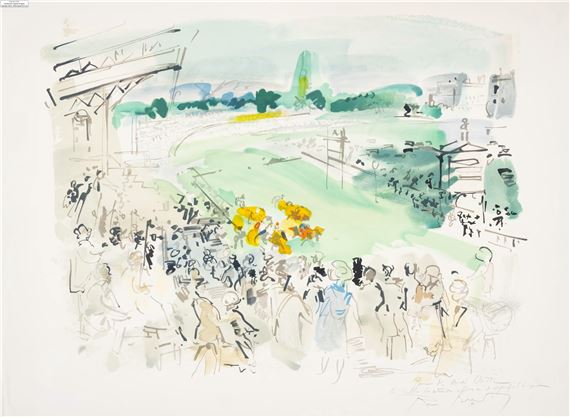 Raoul Dufy | Raoul Dufy (1877-1953) Champ de course (1940) | MutualArt