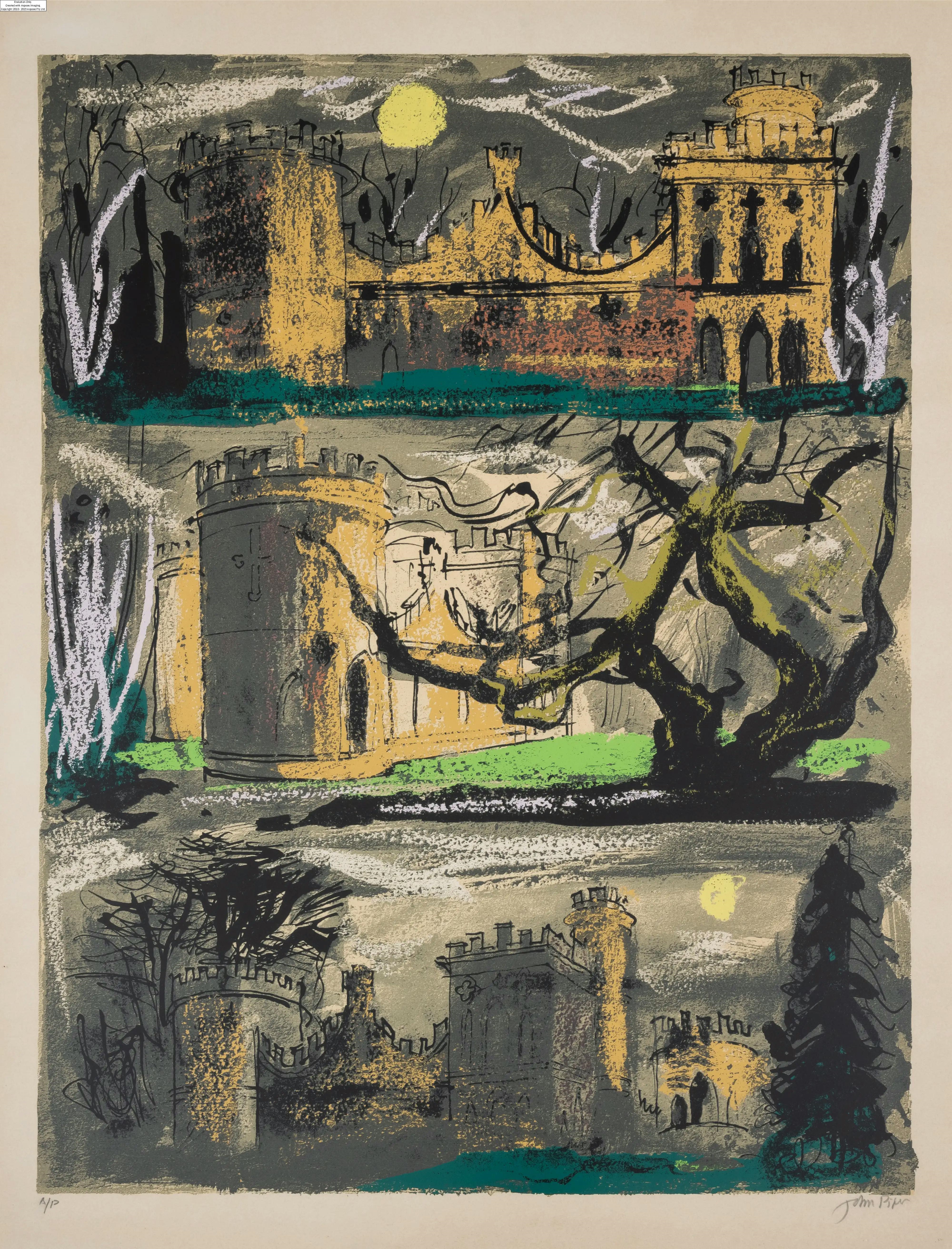 John Piper | John Piper (1903-1992) Clytha Castle Triptych (Levinson ...