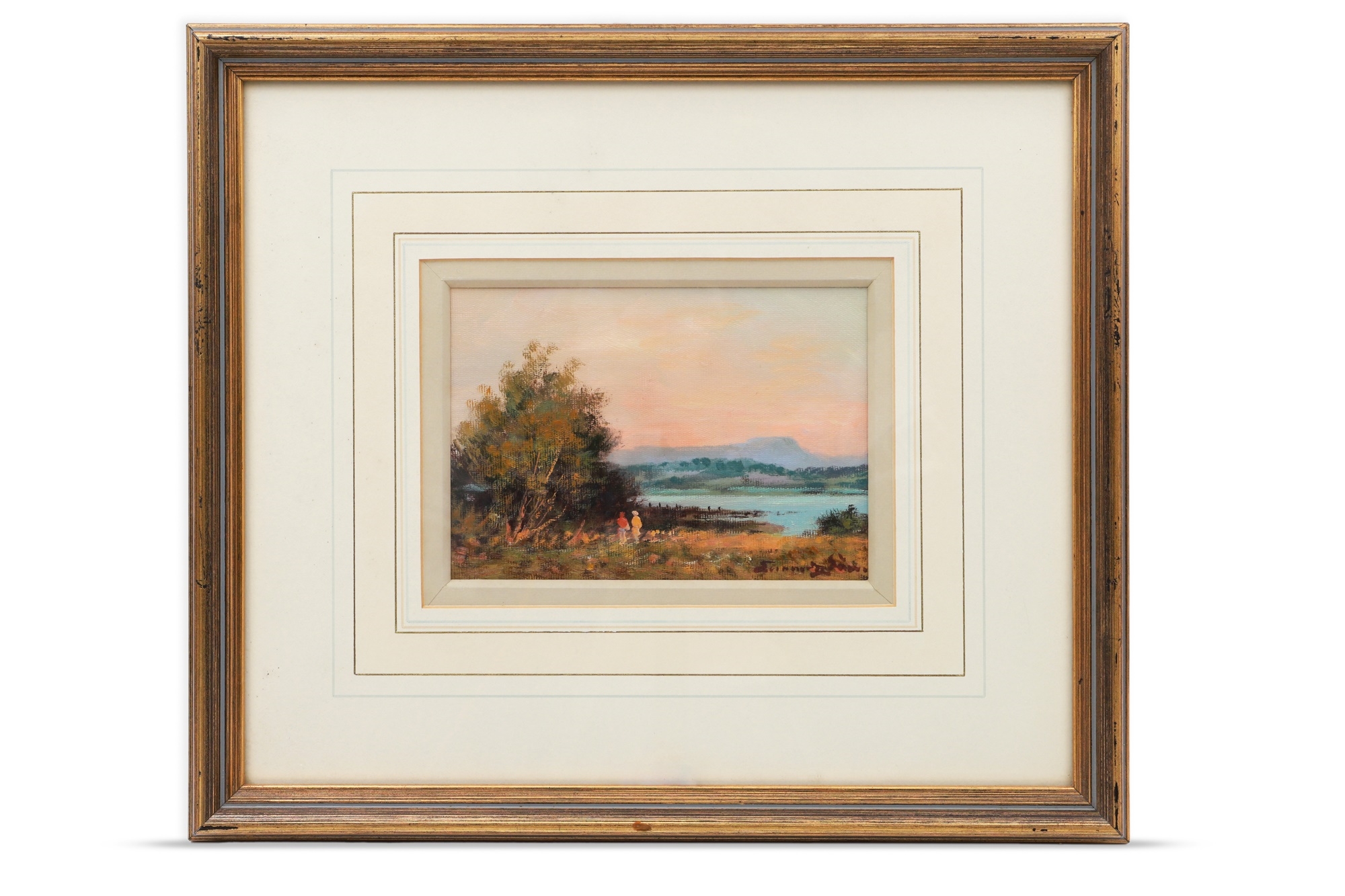 William Cunnigham | Lower Lough Erne & Upper Lough Erne oil on board ...