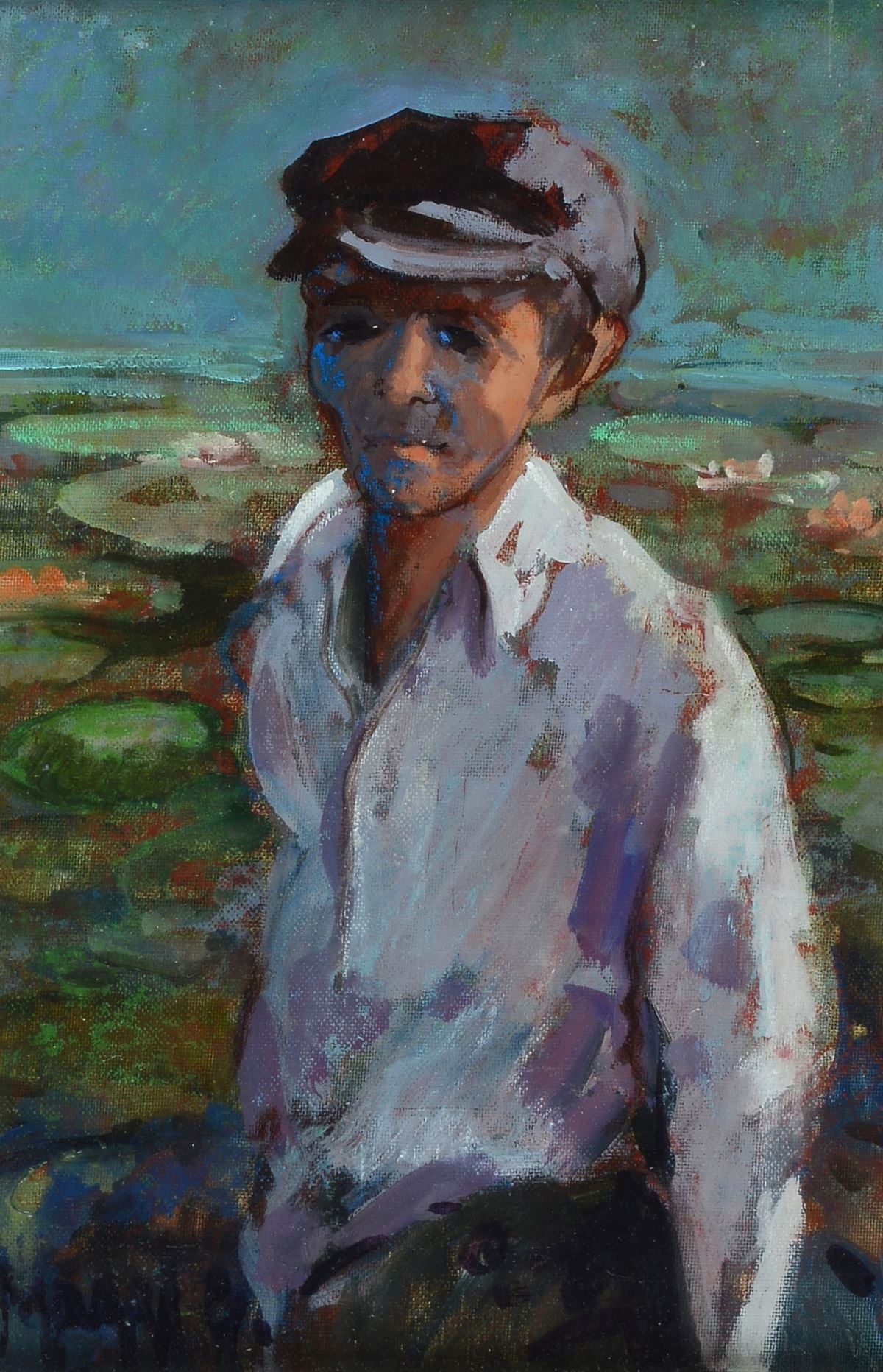Giampietro Maggi | Contadino in risaia | MutualArt