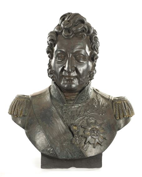 Louis Philippe | A LARGE 19TH CENTURY CAST IRON BUST OF LOUIS PHILIPPE ...